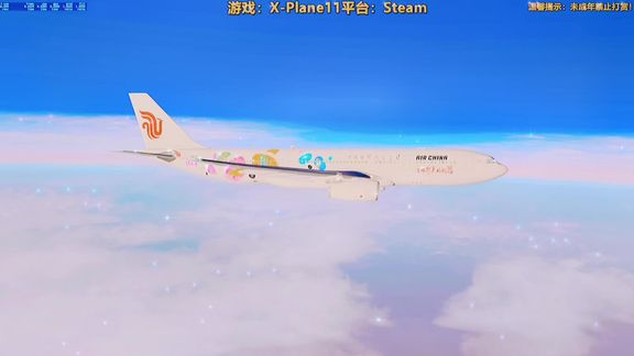 #steam游戏 #模拟飞行 没错,你就是我的锦鲤✈️