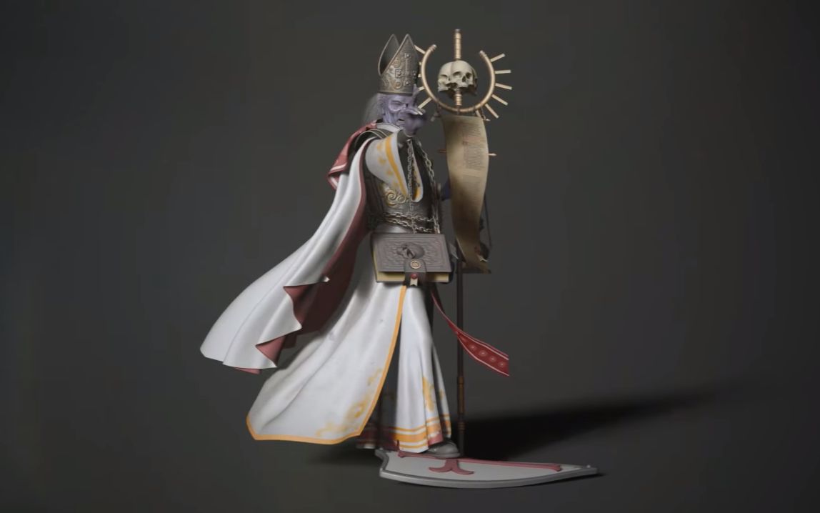 自学游戏3D建模5年,终于能拿出一个模型作品了