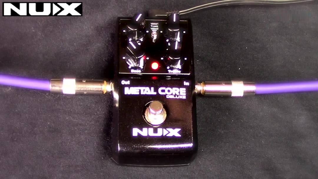 NUX metal core deluxe金属单块效果器音色评测演示视频