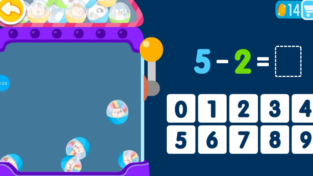 宝宝学加减法~学习10以内的减法游戏