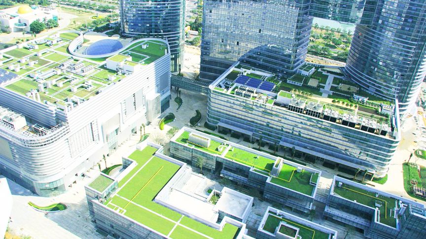 屋顶绿化 装饰不一样的空间美 点缀城市的一抹亮