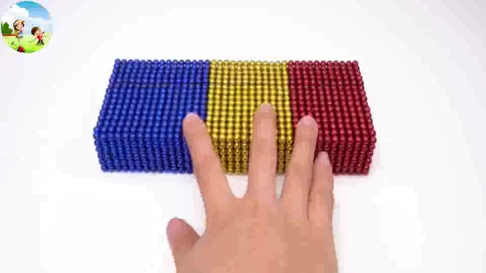 自制磁球小汽车模型【萌萌快乐园】