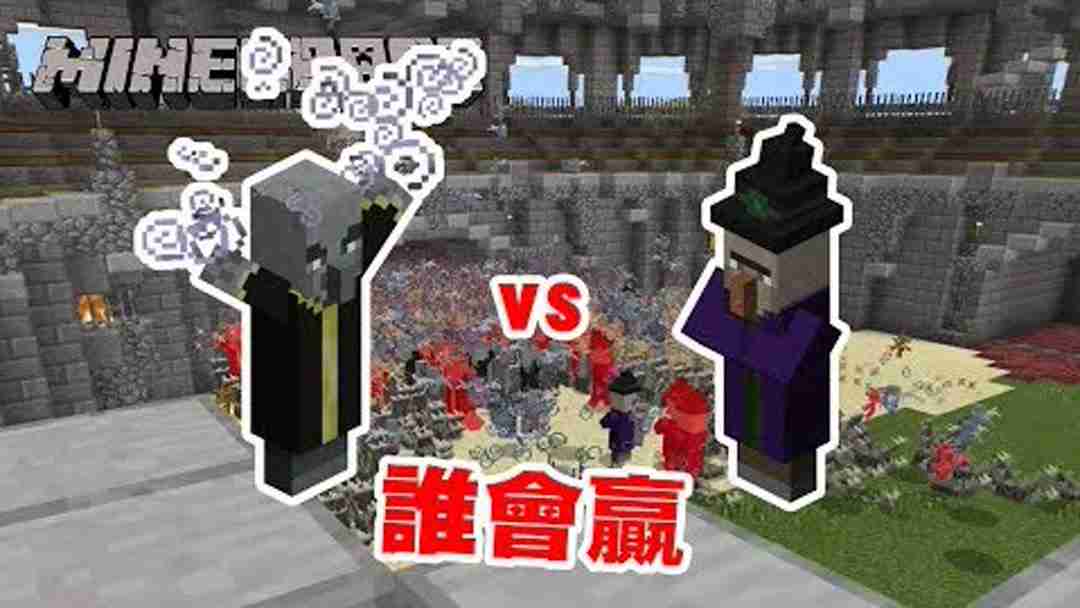 我的世界 兽斗竞技场 - 唤魔者 vs 女巫 谁会赢
