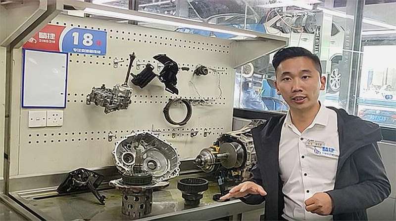 06-12年维修奥迪CVT变速箱维修常见故障,起步抖动,P档摘不下来