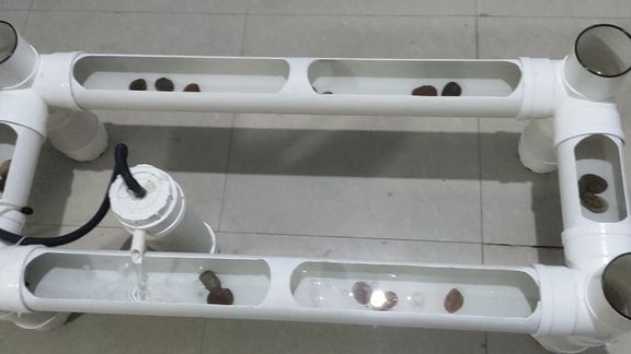 DIY自制茶几鱼缸+外置过滤桶