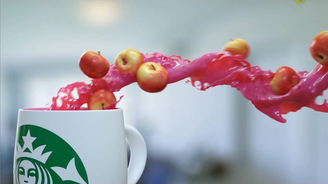 【七喜影视后期】C4D广告包装-Realflow水流特效教学