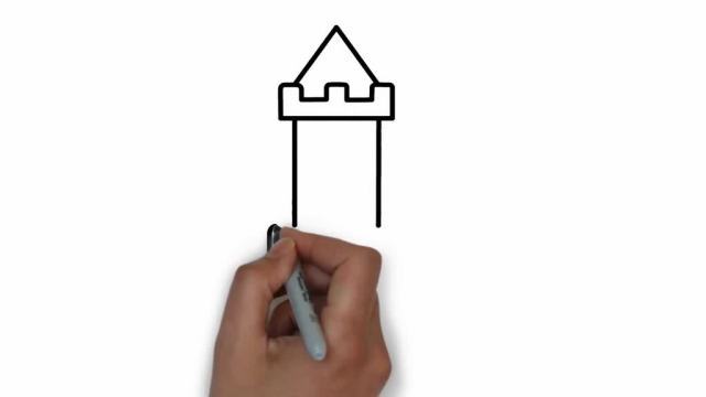 简笔画:公园里最好玩的滑滑梯