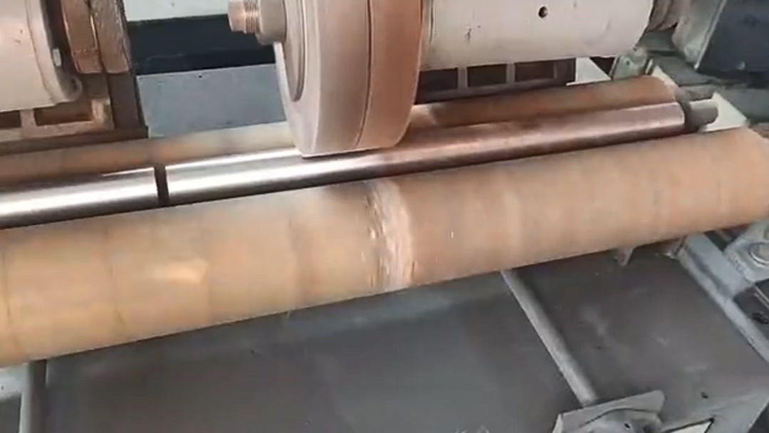 双辊外圆抛光机 圆管除锈机杰德机械