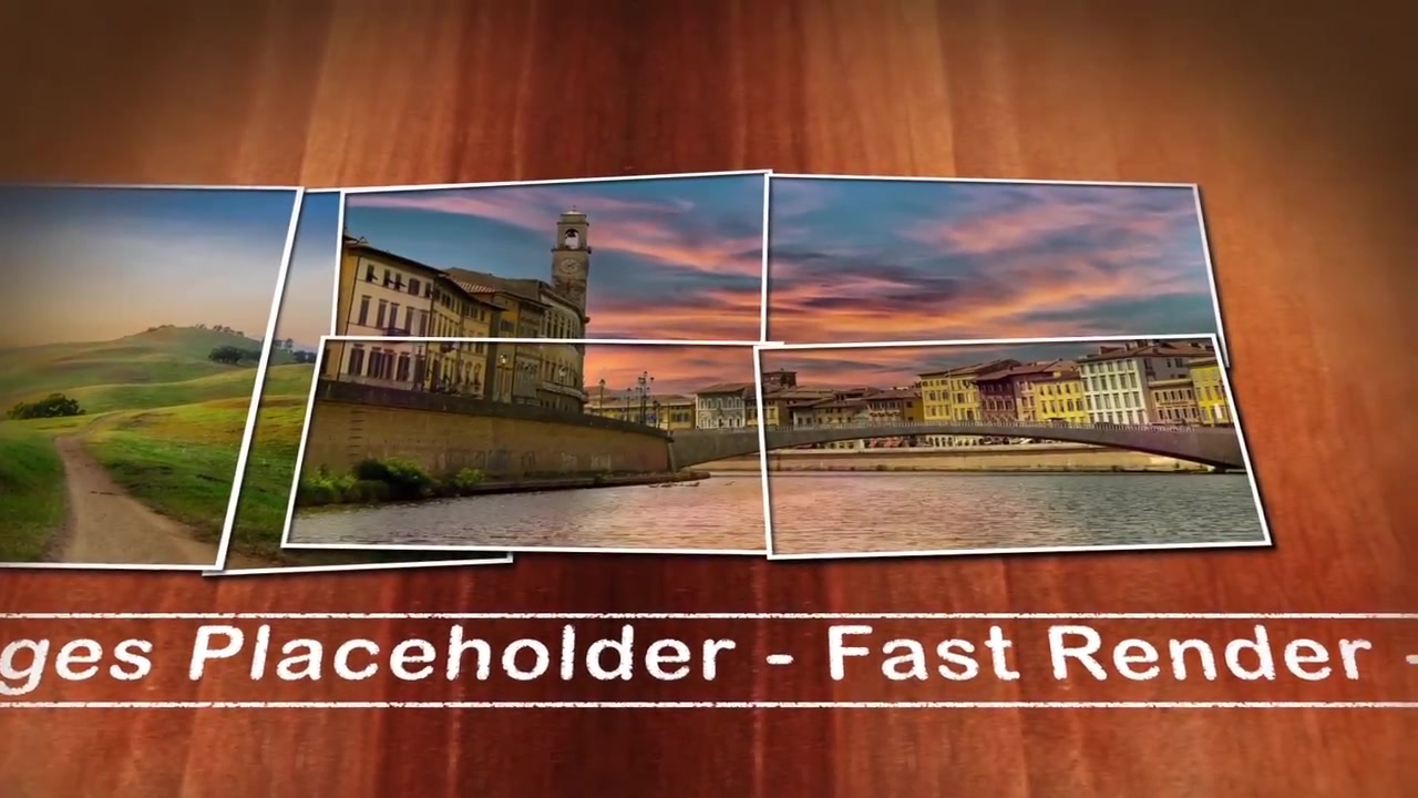 AE模板—旅游幻灯片照片展示AE模板