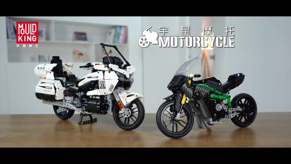 宇星摩托车系列#积木 #乐高moc #乐高 #潮流玩具 #拼装模型
