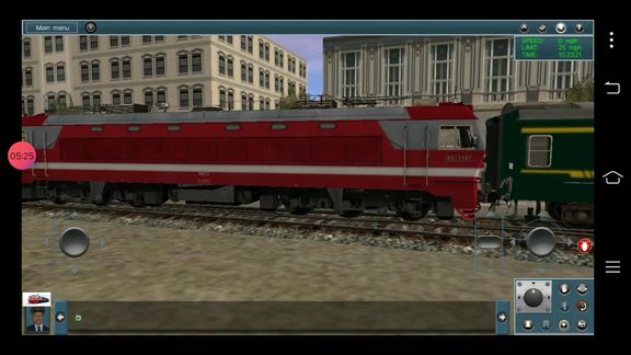 中国模拟火车手游版,Ss7挂T168次客车出站。