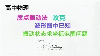 【高中物理】质点振动法 攻克已知振动状态求解坐标范围问题