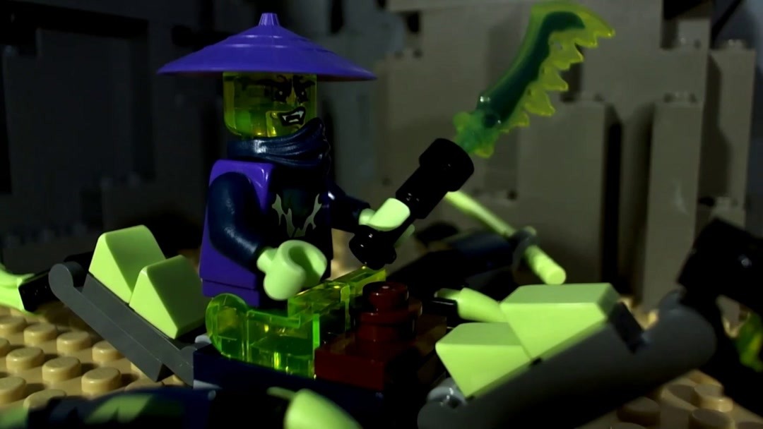 我的世界忍者决斗!乐高忍者定格动画