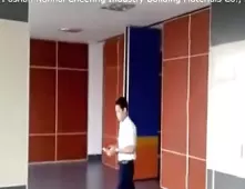 活动隔断现场操作演示(厂家高清拍摄!)