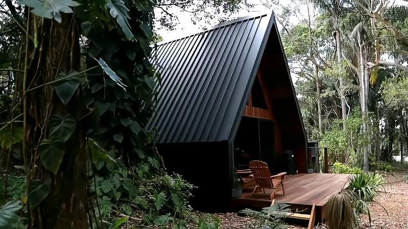 森林小木屋,远离城市的喧嚣,感受大自然的美好