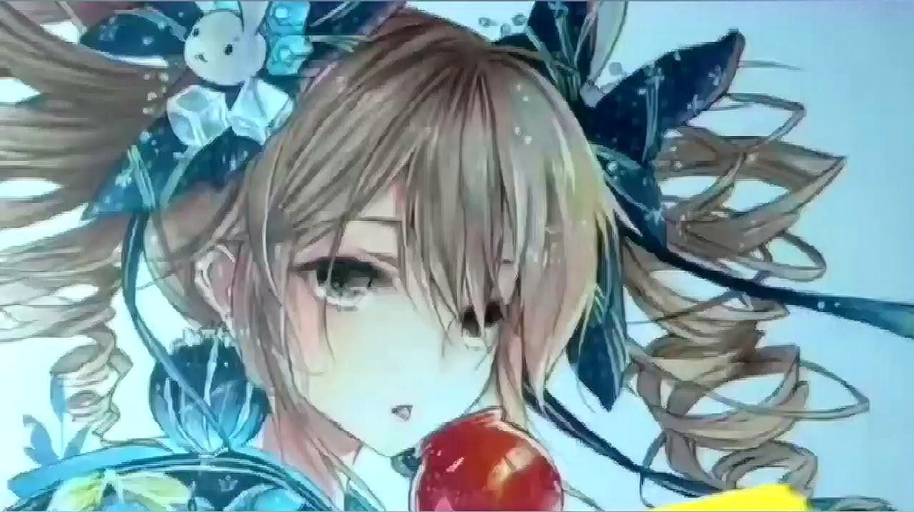 绘画:手绘动漫可爱妹子,马克笔上色过程,卡哇伊!