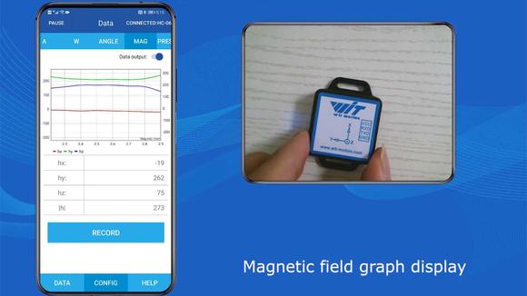 维特智能蓝牙2.0九轴姿态角度传感器BWT901CL APP使用教程