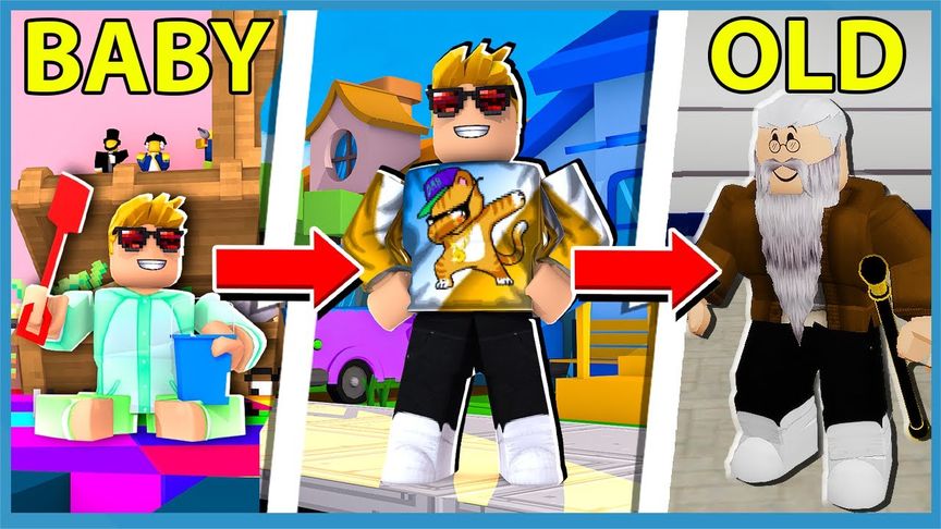 ROBLOX成长模拟器:收集玩具瞬间长成大人!