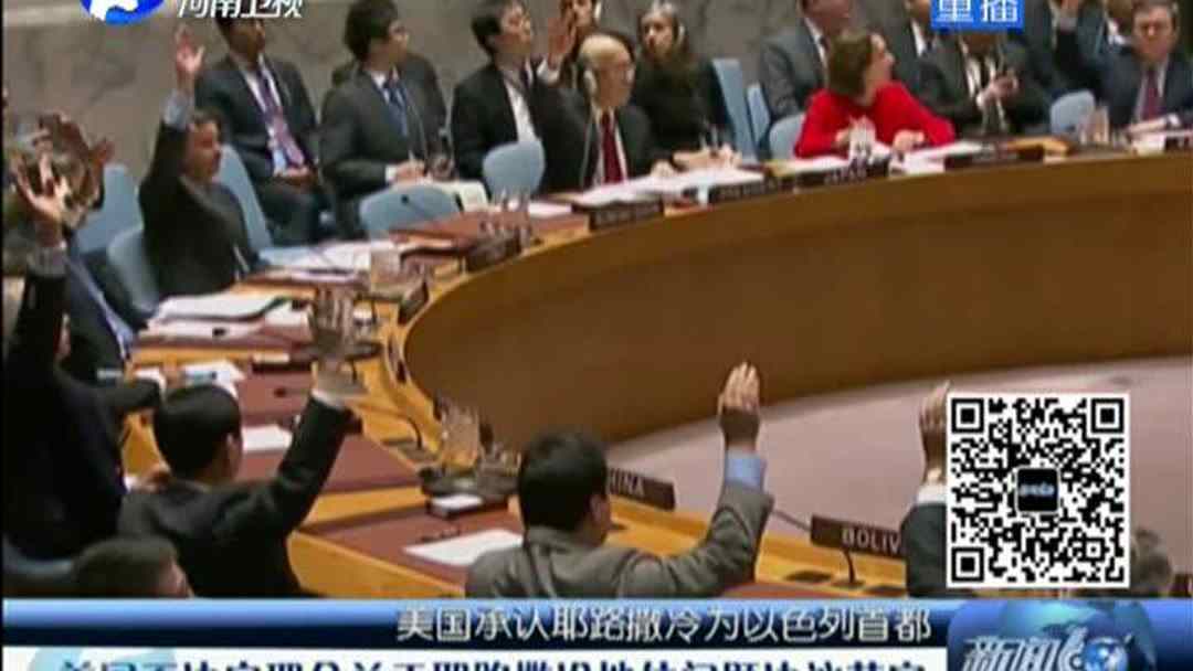 美否决安理会关于耶路撒冷地位问题决议草案