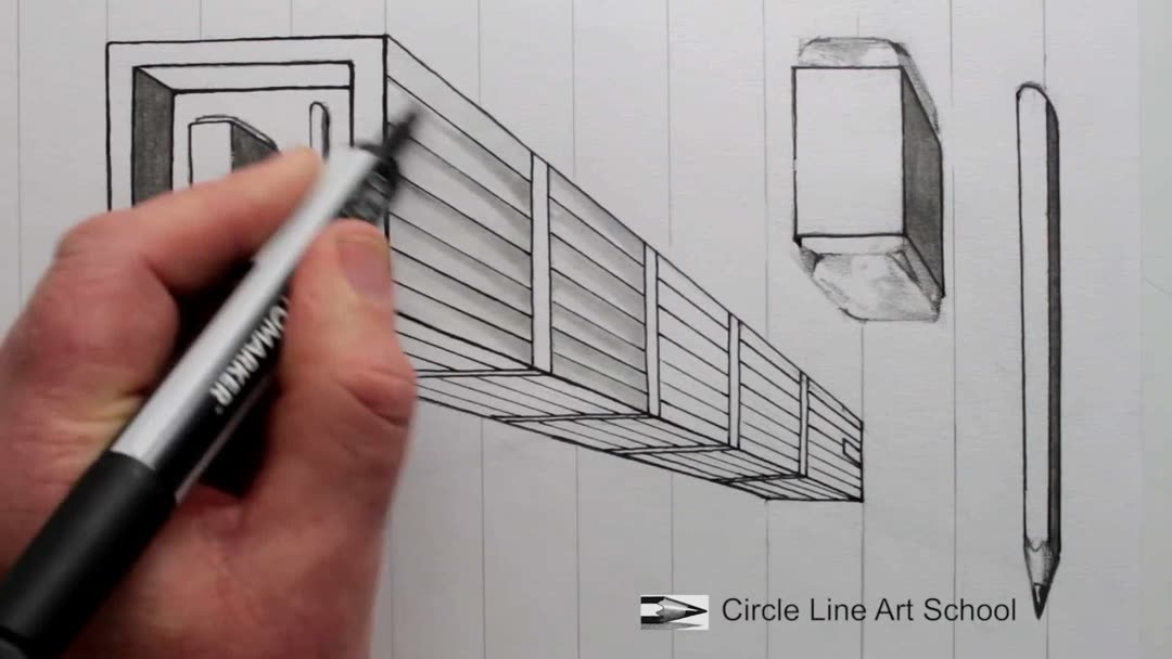 【绘画】如何绘制技巧3D建筑