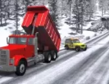 车祸模拟:校车车祸事故相撞