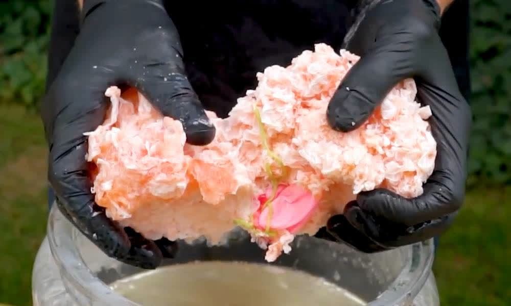 胶水遇上硼砂为何会变成“珊瑚”?网友:这是什么原理