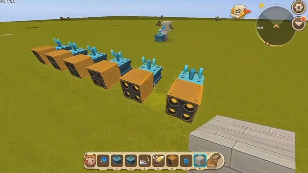 迷你世界:炸图神器连环导弹,可远程信号控制开关!