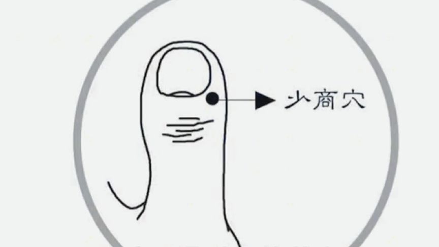《董氏奇穴》里最常用的穴位之一“少商穴”,刘红云为你分享