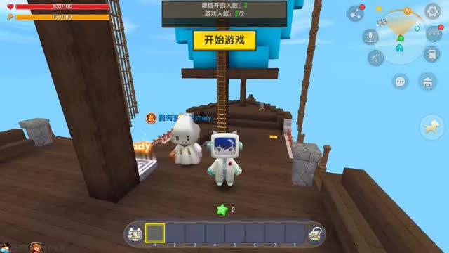 迷你世界版《大富翁》入梦手气好背,每次摇色子都是1