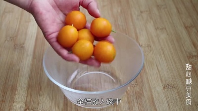 冬天受寒感冒咳嗽,试试这款金桔蒸梨,清热润肺、止咳化痰