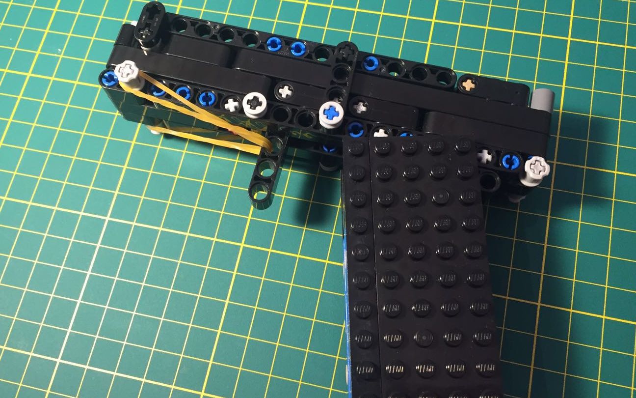 [乐高枪]乐高原创v2Glock19皮筋枪