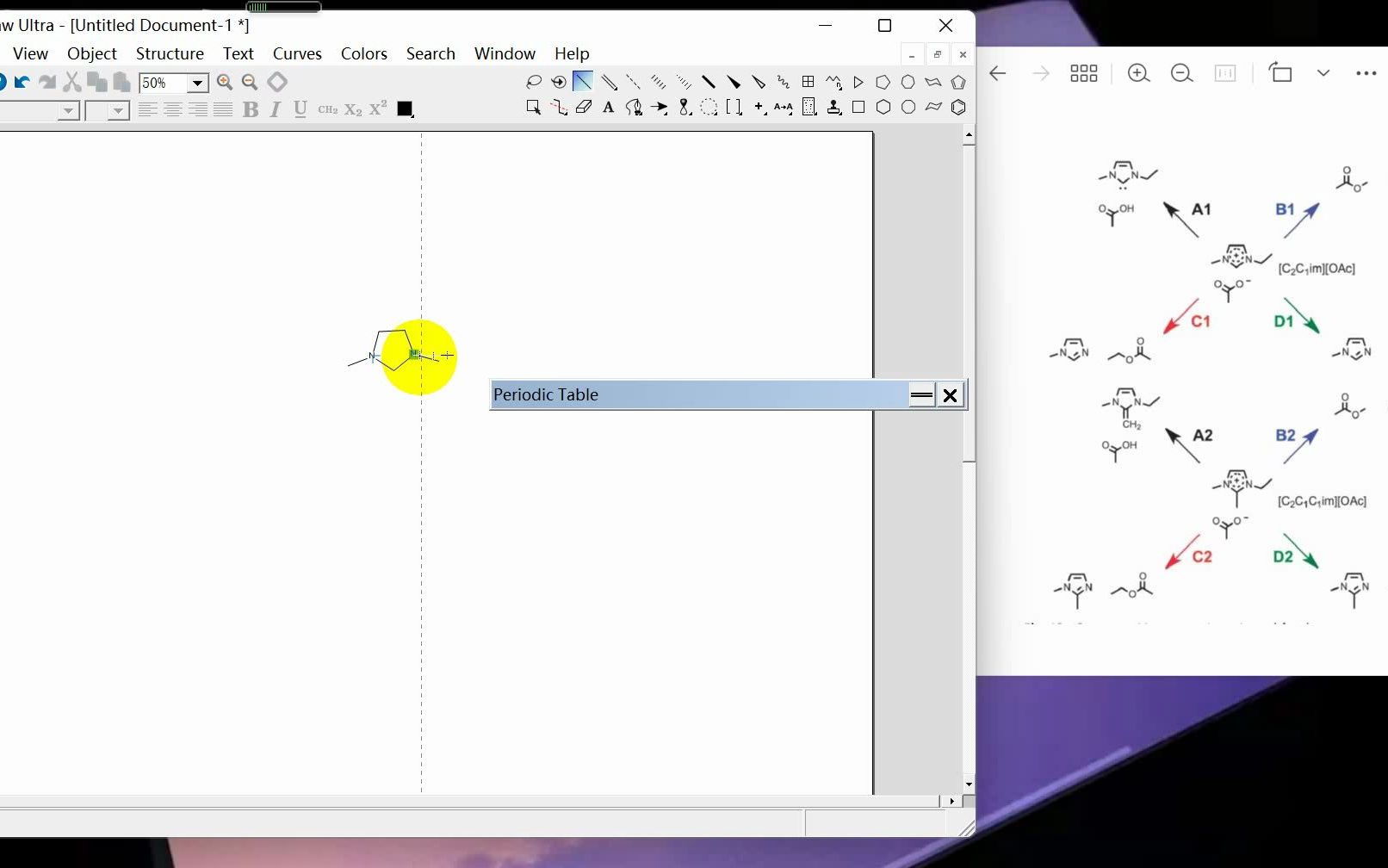 运用ChemBioDraw完成制图作业2 2022-07-29