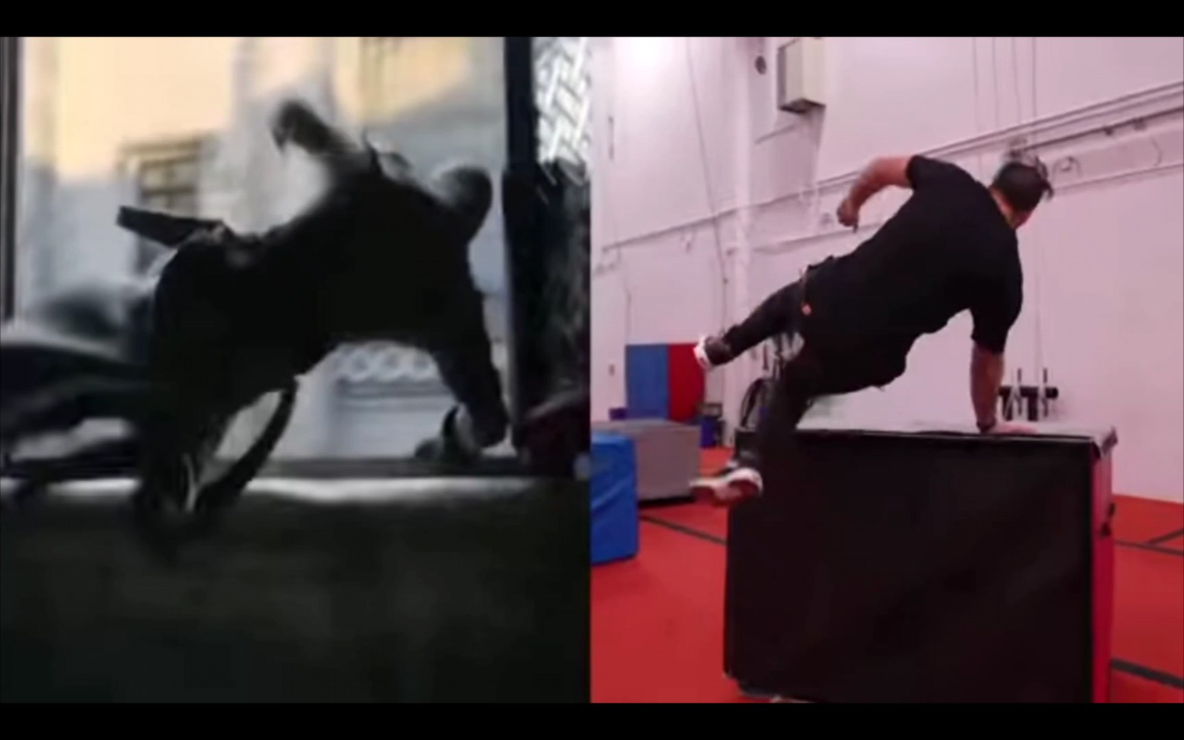 【刺客信条篇】国外小哥模仿游戏人物特技动作,有那味了