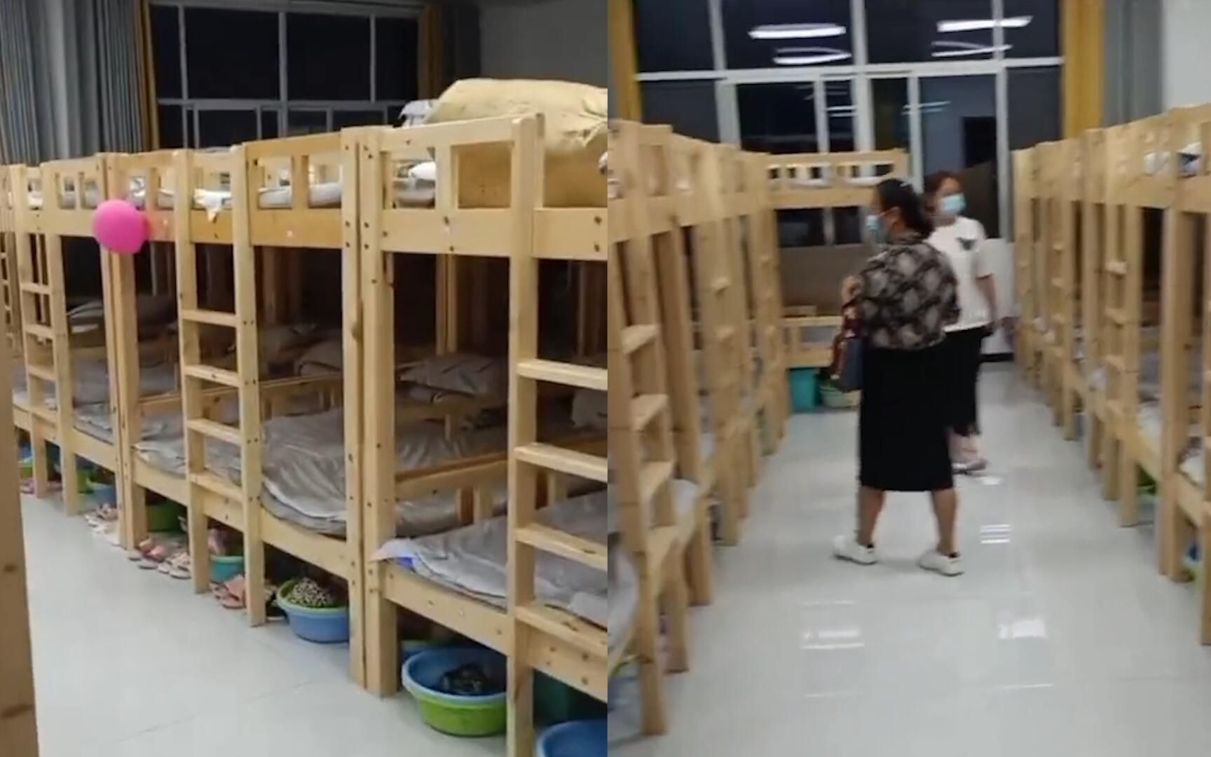 家长送孩子去学校,走进寝室后闻见油漆味当场暴怒:一间房住80人