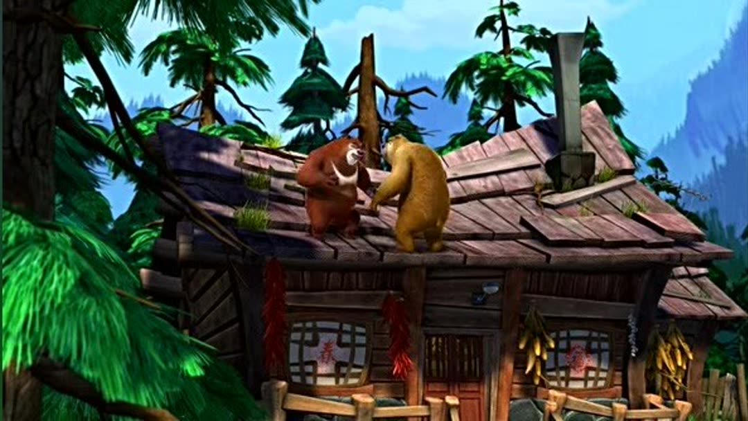 熊出没之丛林总动员 光头强御用澡盆泡泡浴