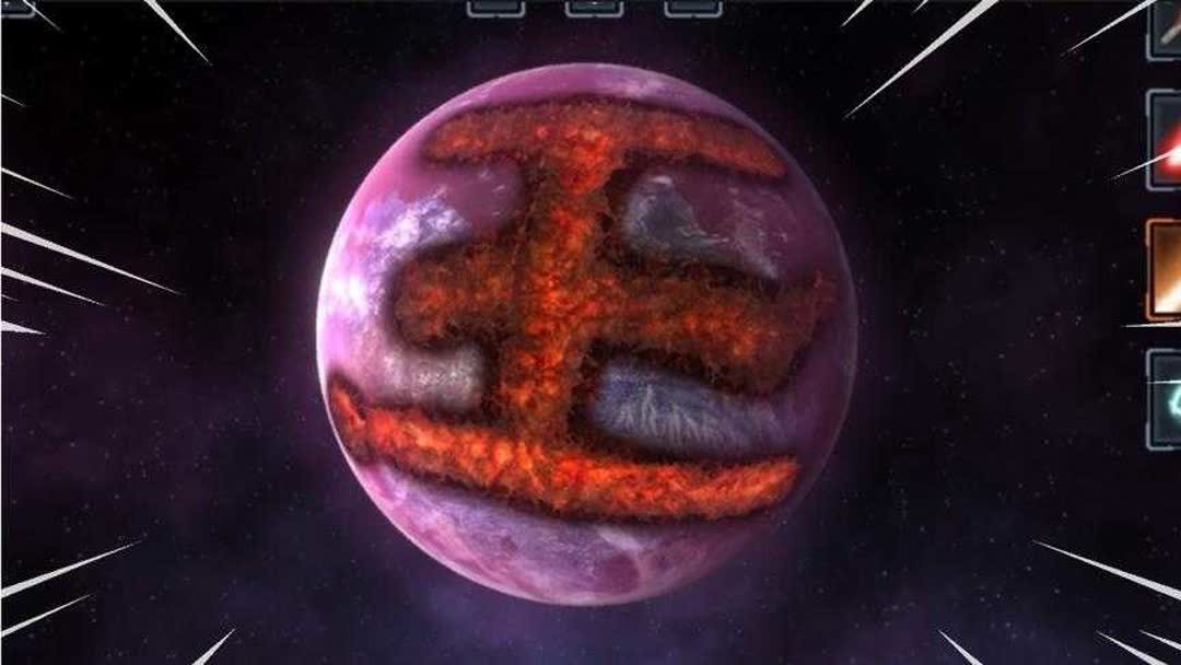 模拟星球:紫薯行星出现虎头文字!传说只有聪明的人才能看懂!