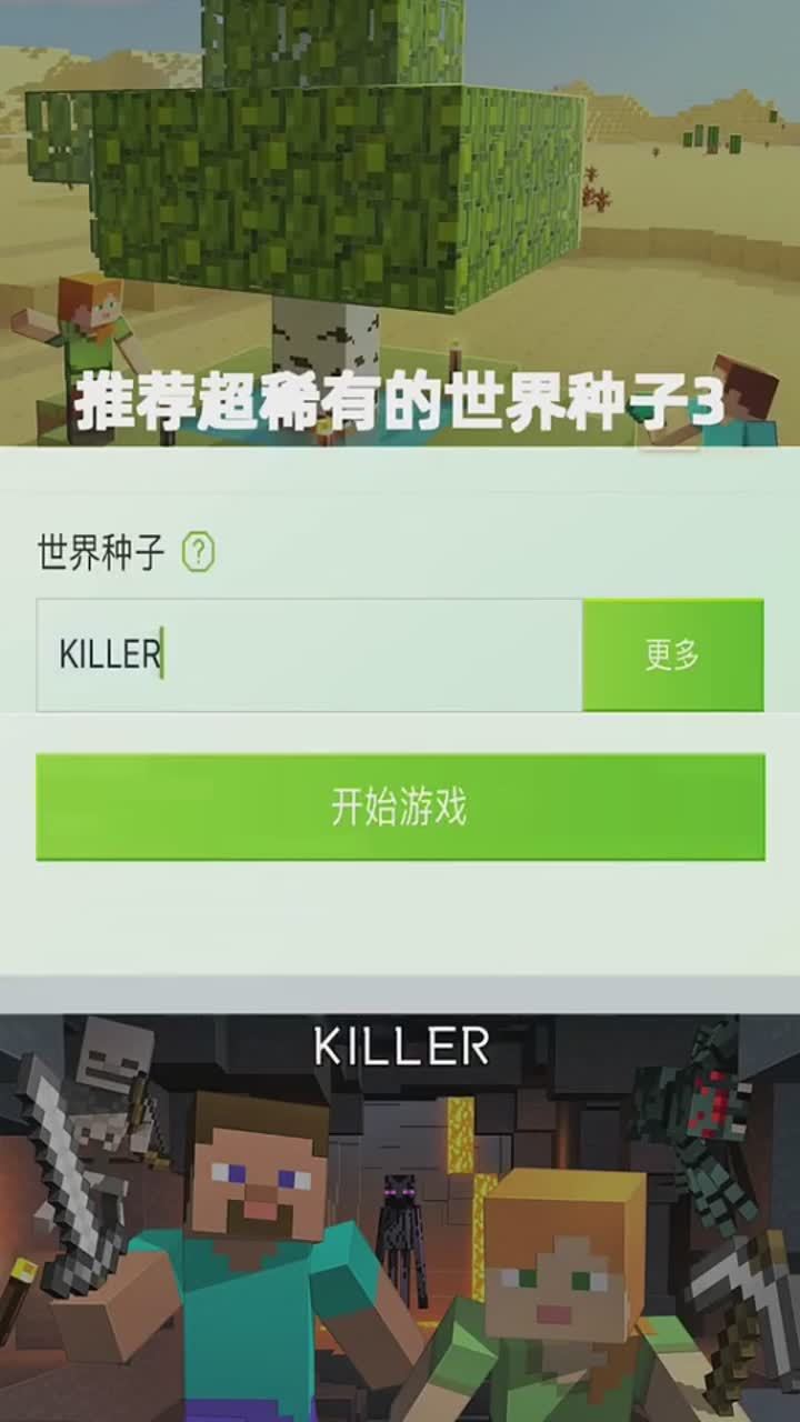 我的世界超多矿石世界种子推荐我的世界游戏游戏.