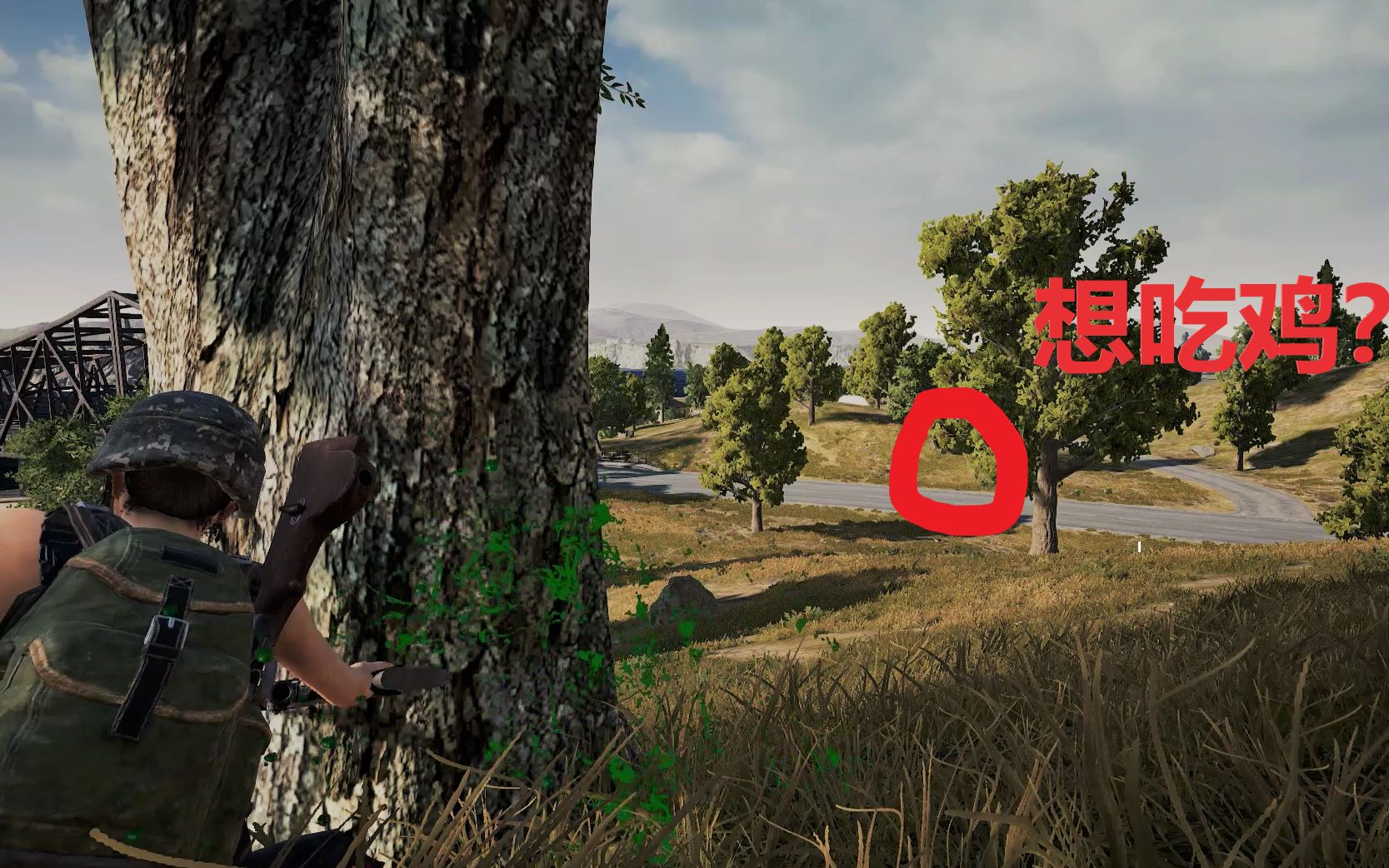 【米胡】震惊这个up居然在吃鸡中。