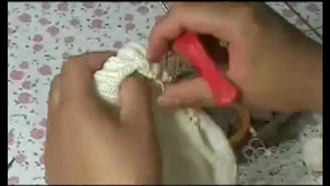 树叶包双层包身织法 手工编织毛线包