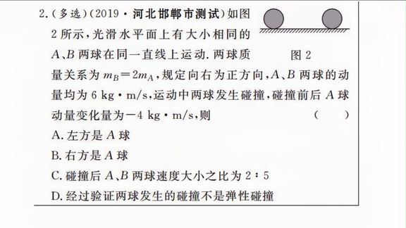 光滑水平面的两个小球碰撞#学浪计划#微专题