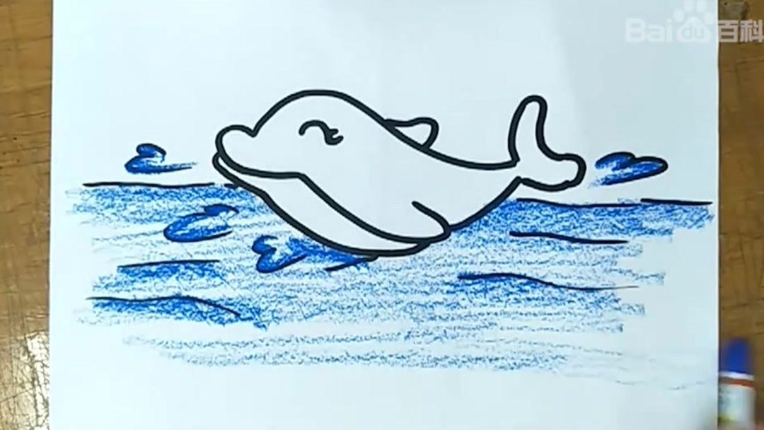 秒懂海豚嘟嘟简笔画