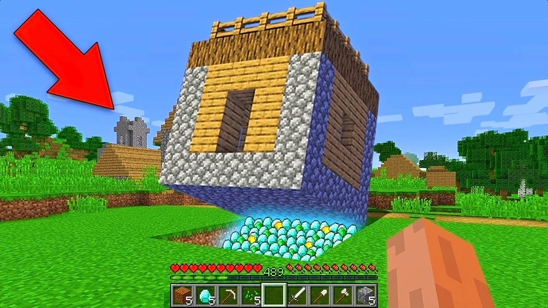 我的世界241:如何在房子底下找到钻石?