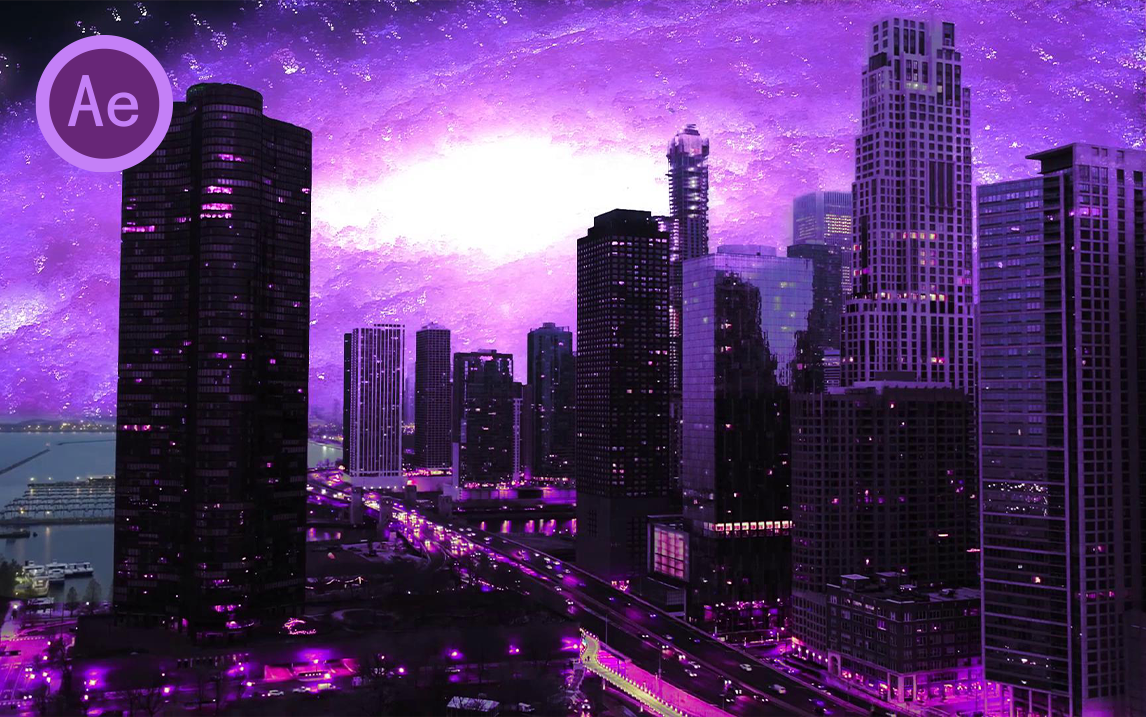 【AE教程】form唯美星云_AE特效_form粒子特效