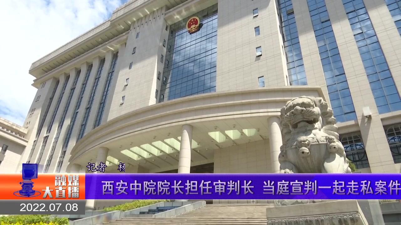 西安中院院长担任审判长当庭宣判一起走私案件