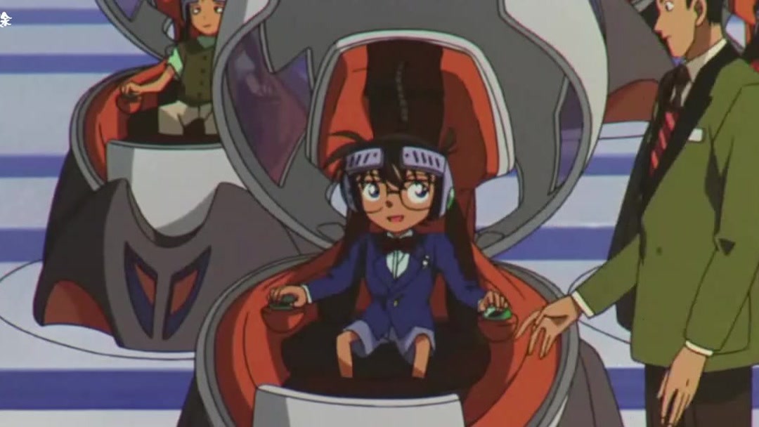 名侦探柯南剧场版,小兰为救柯南跳下悬崖,柯南绝望了原创高清正版...