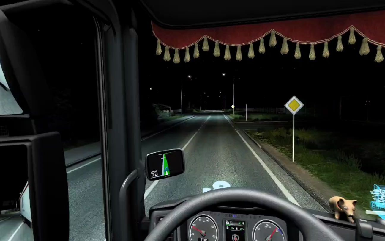 【VR欧卡2】表演一个挂车蹭铁人,喜提81%车损