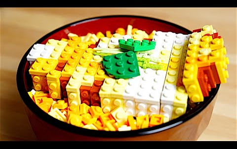 丝般顺滑!乐高定格动画:日式猪排饭
