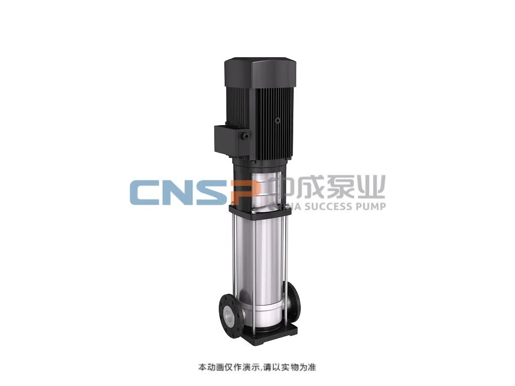 立式多级离心泵拆解动画