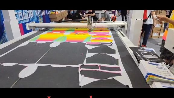 #服装印花 #数码印花 爱普生➕鹏达滚筒机➕切割机,运动服