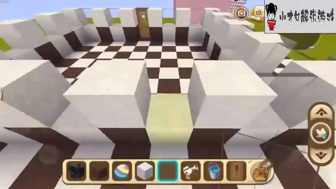 迷你世界:教你建造一栋巧克力房,用巧克力建成的房子哦。